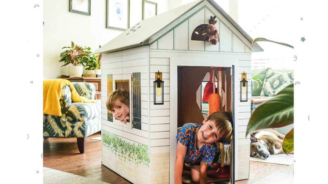 From Cardboard Castles To Mini Mansions: Playhouses For Kids